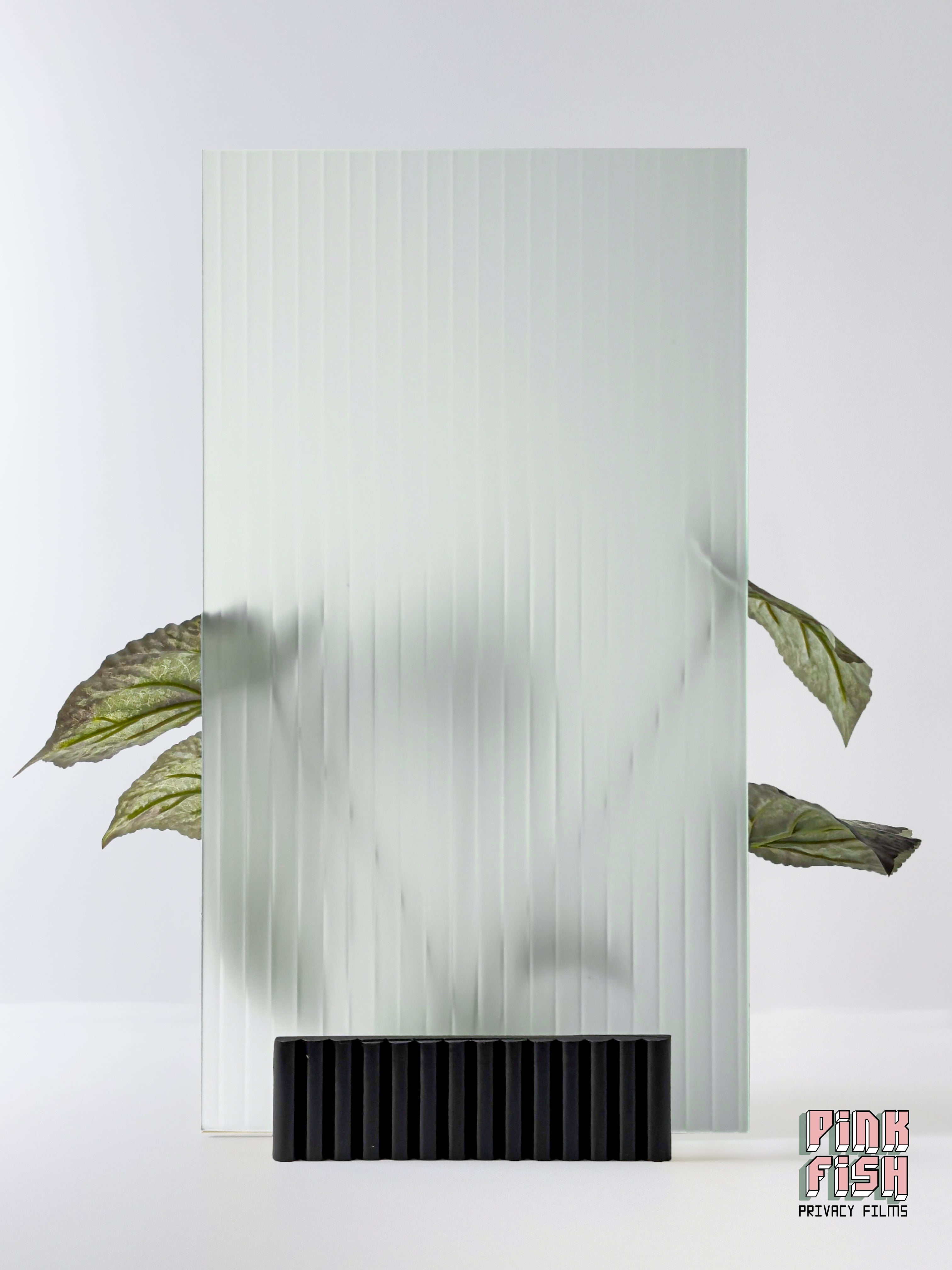 Frosty Reeded Privacy Window Film – Pink Fish Privacy Films